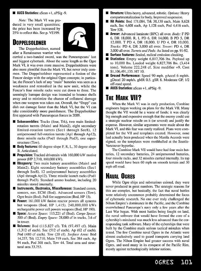 Ogre Cybertank | SpaceBattles