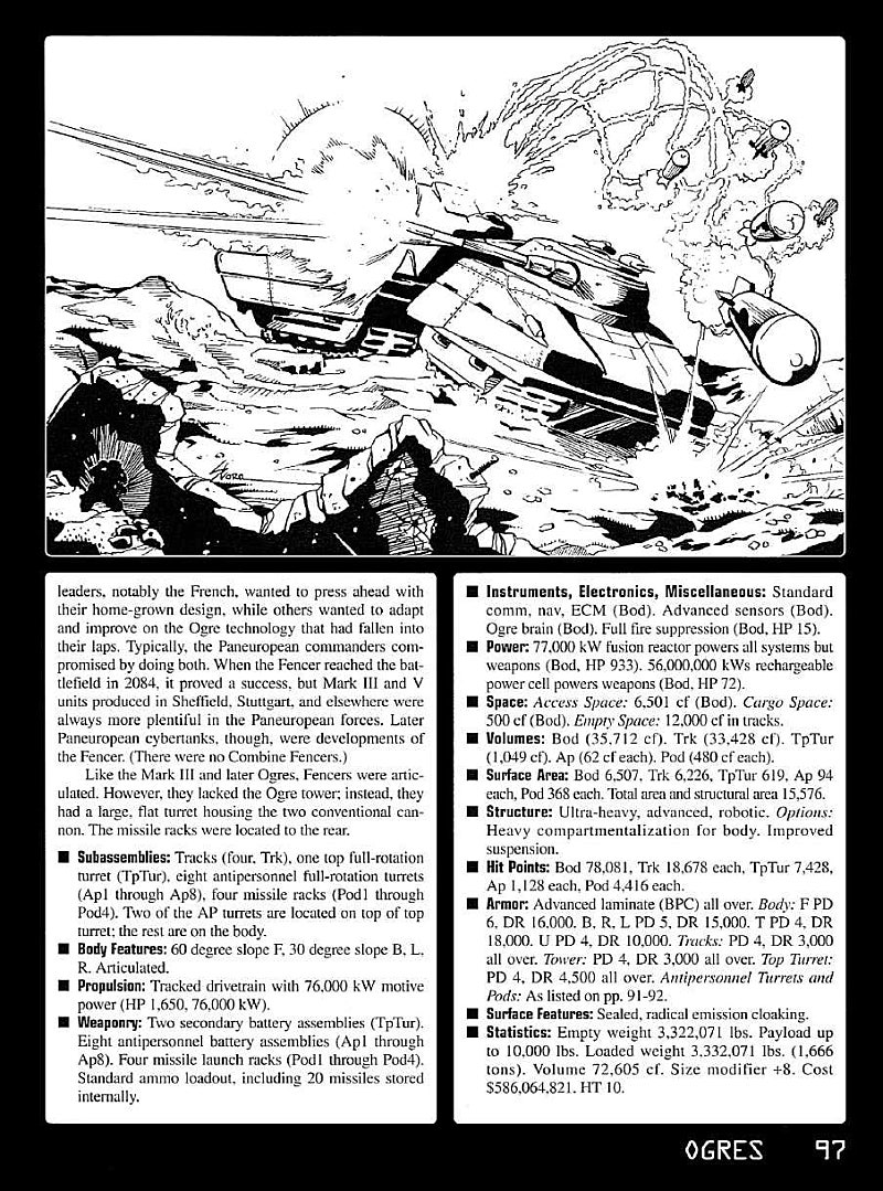 Ogre Cybertank | SpaceBattles