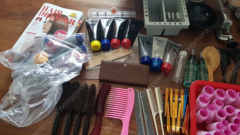 미용사헤어 국가고시 실기재료일괄 필기책 헤어바디 중고나라