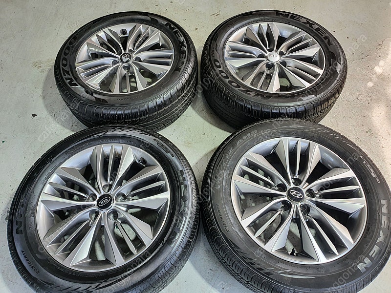 [판매]$그랜져 17인치 휠타이어 235 55 17 팝... | 휠/타이어 | 중고나라