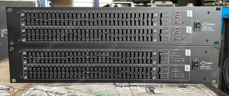 InterM 2채널 31밴드 이퀄라이저 GEQ-231﻿... | 오디오/홈시어터 | 중고나라