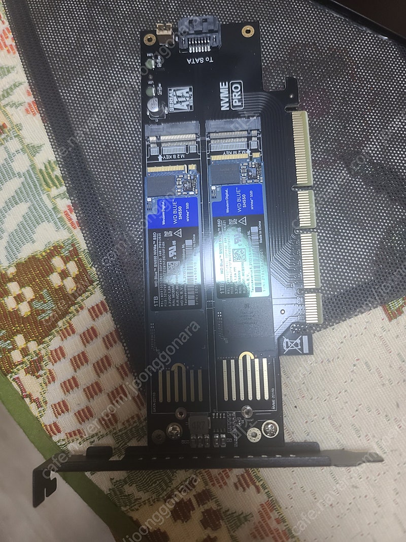 WD SN550 SSD M.2 NVME 1TB 4개 팝... | HDD/SSD/ODD | 중고나라