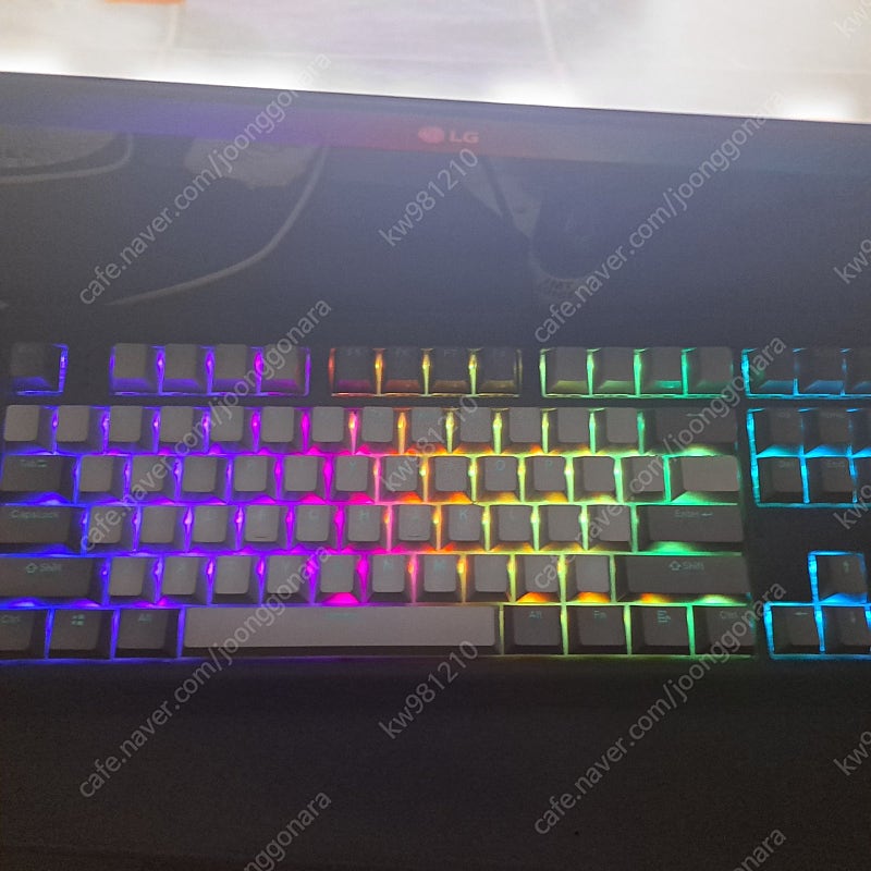 TFG ART 한고무 백축 판매합니다. | 키보드/마우스/스피커 | 중고나라