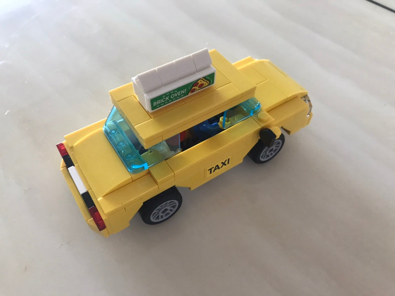 LEGO MOC 40468 Yellow Taxi Minifig Scale by Brunei | Rebrickable ...